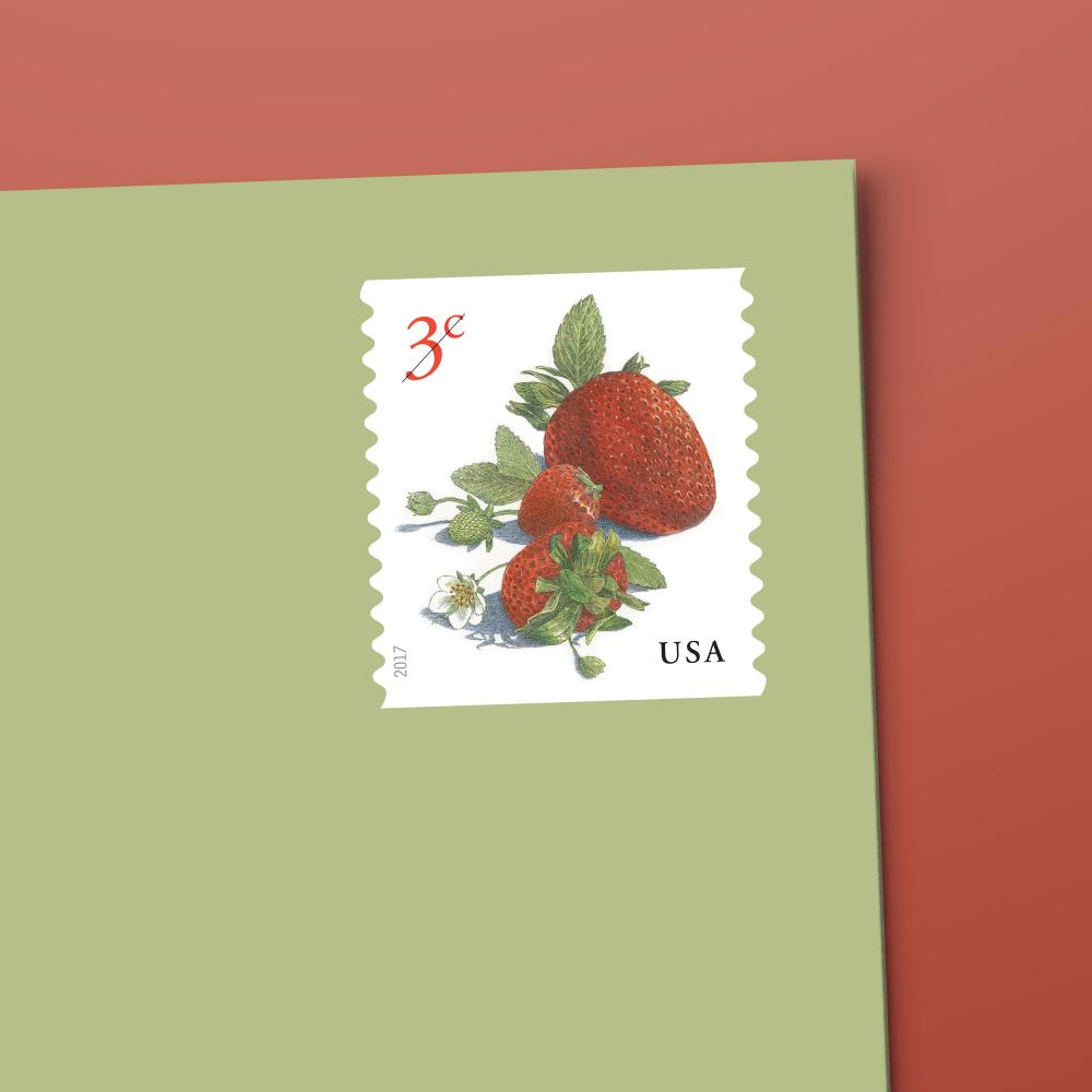 Strawberries Coil of 3,000 — Stamps Forever