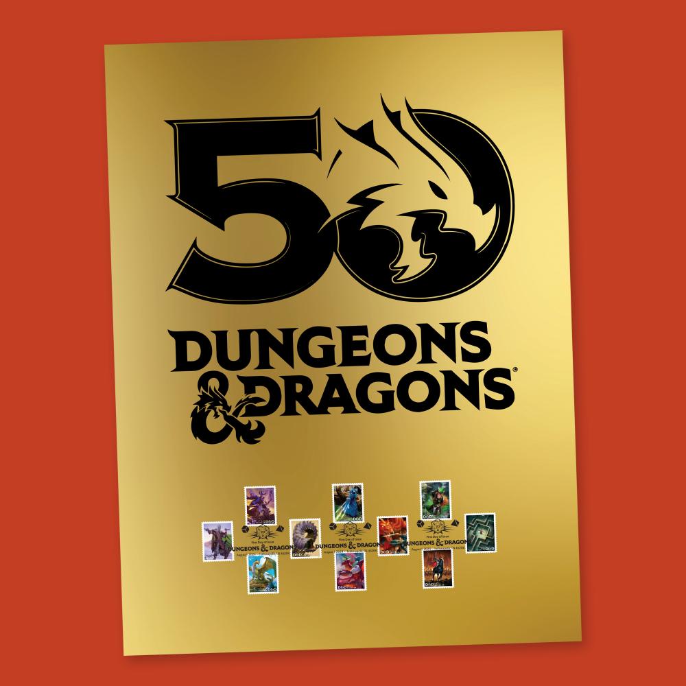 Dungeons & Dragons Metallic Poster — Stamps Forever