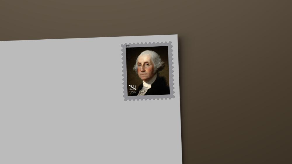 George Washington by Gilbert Stuart — Stamps Forever
