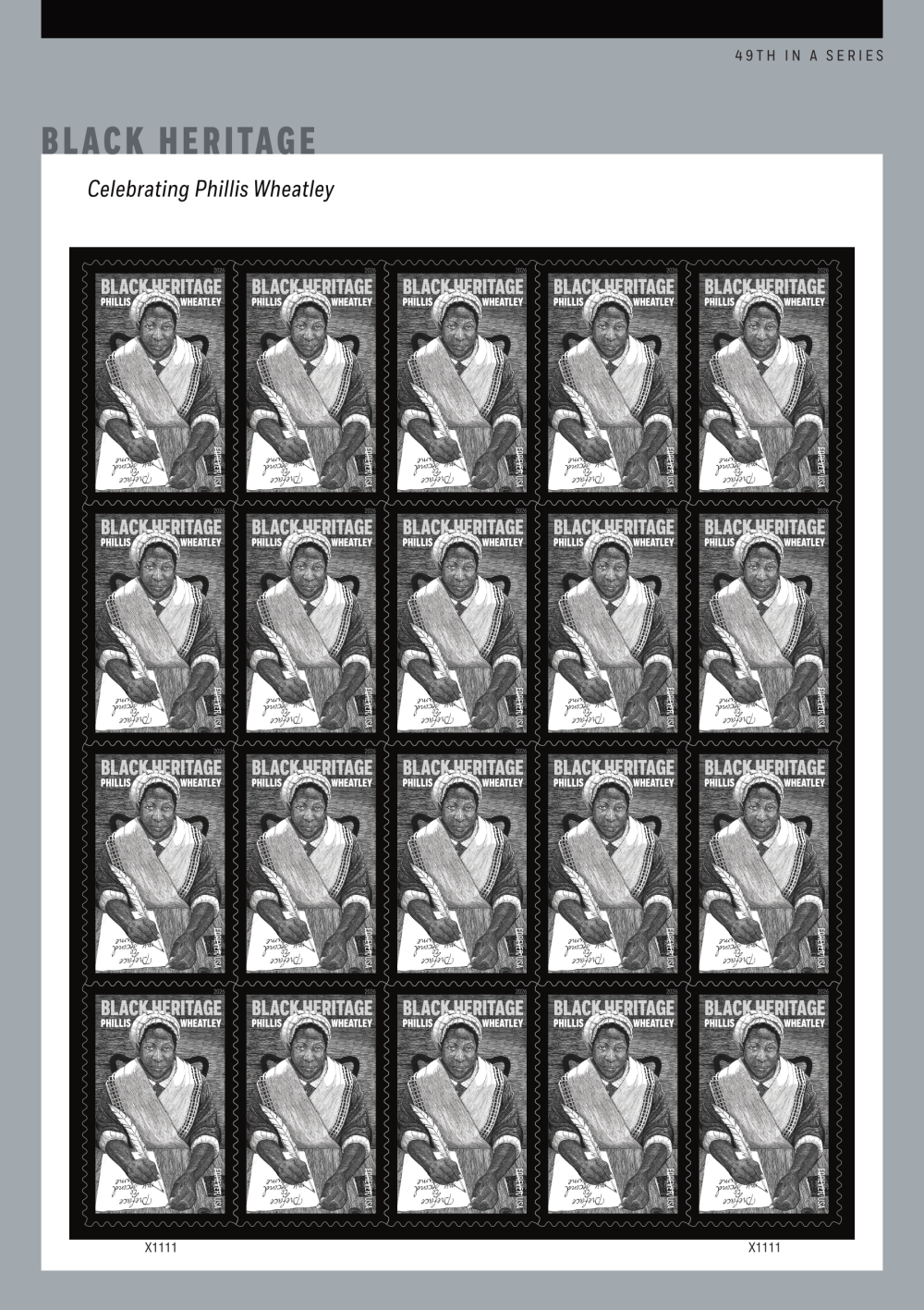Phillis Wheatley — Stamps Forever
