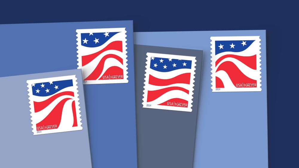 Red, White, and Blue — Stamps Forever