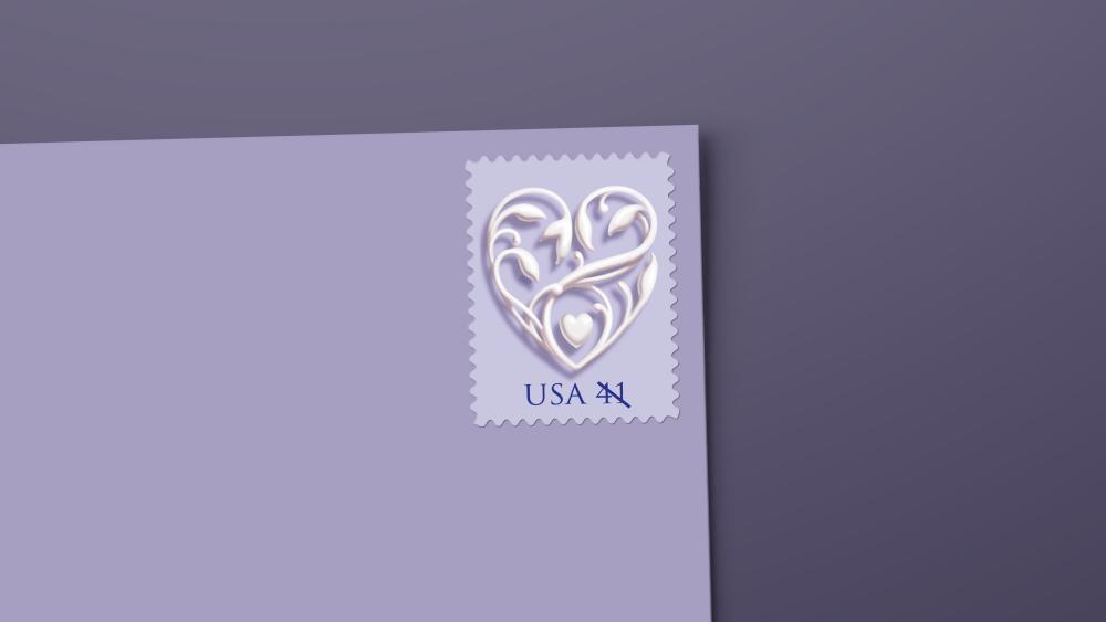 Lilac Heart — Stamps Forever