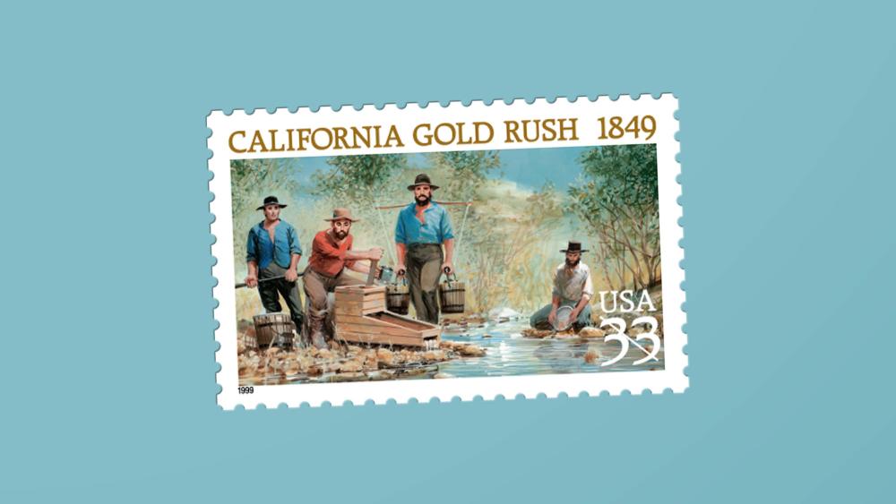 California Gold Rush 1849 — Stamps Forever