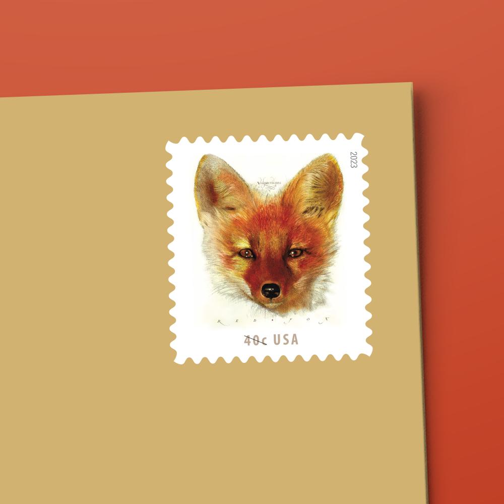 Red Fox Coil of 10,000 — Stamps Forever