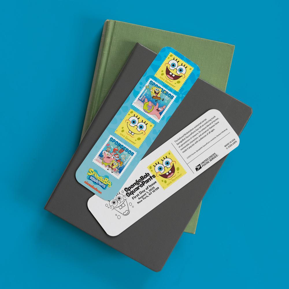 SpongeBob SquarePants Bookmark — Stamps Forever