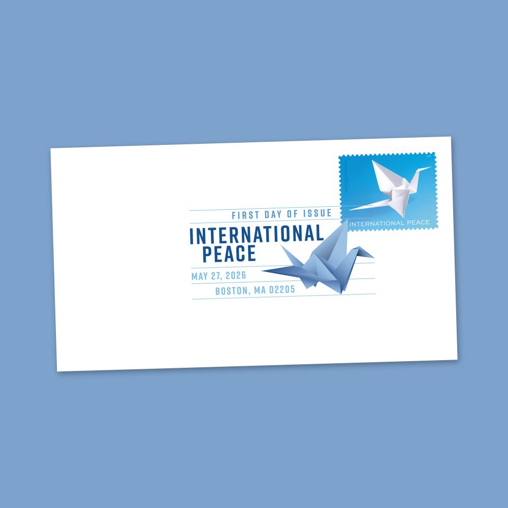 International Peace Digital Color Postmark First Day Cover — Stamps Forever