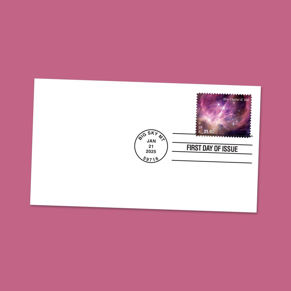 Star Cluster First Day Cover — Stamps Forever