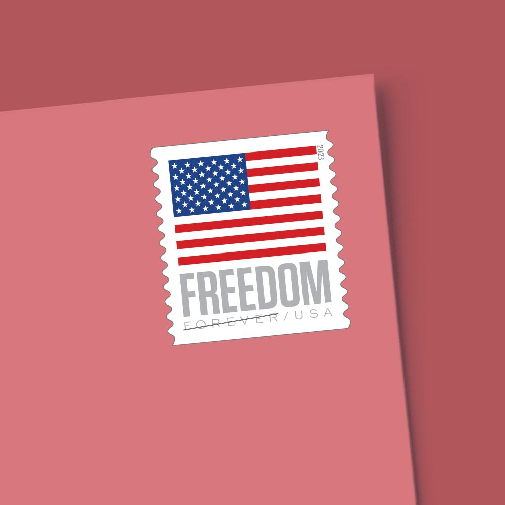 U.S. Flag (2023) Strip of 25 (Coil of 10,000) — Stamps Forever