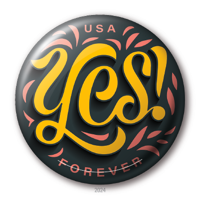 Pinback Buttons — Stamps Forever