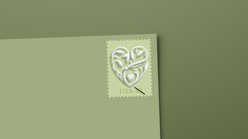 Green Heart — Stamps Forever