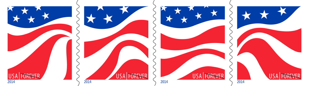 Red, White, and Blue — Stamps Forever