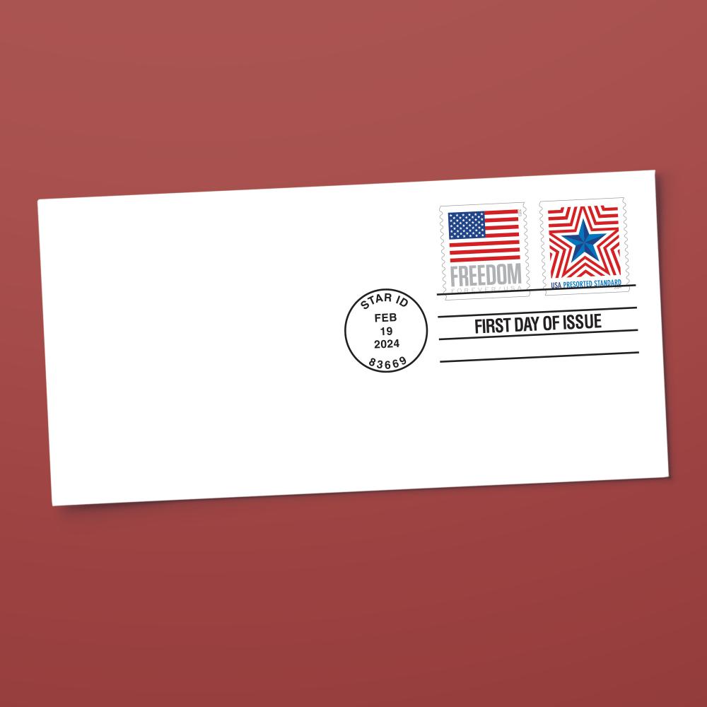 Radiant Star First Day Cover (with U.S. Flag stamp) — Stamps Forever