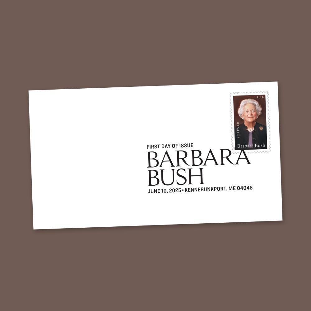 Barbara Bush First Day Cover — Stamps Forever