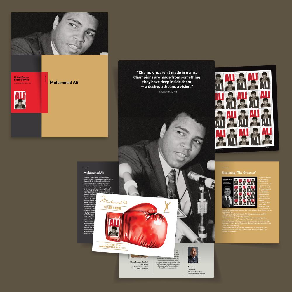 Muhammad Ali Stamp Portfolio — Stamps Forever