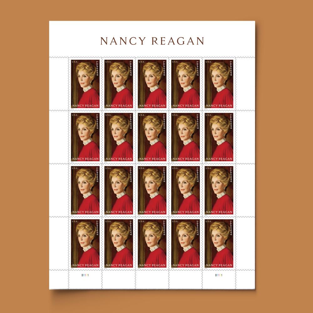 Nancy Reagan Pane of 20 — Stamps Forever